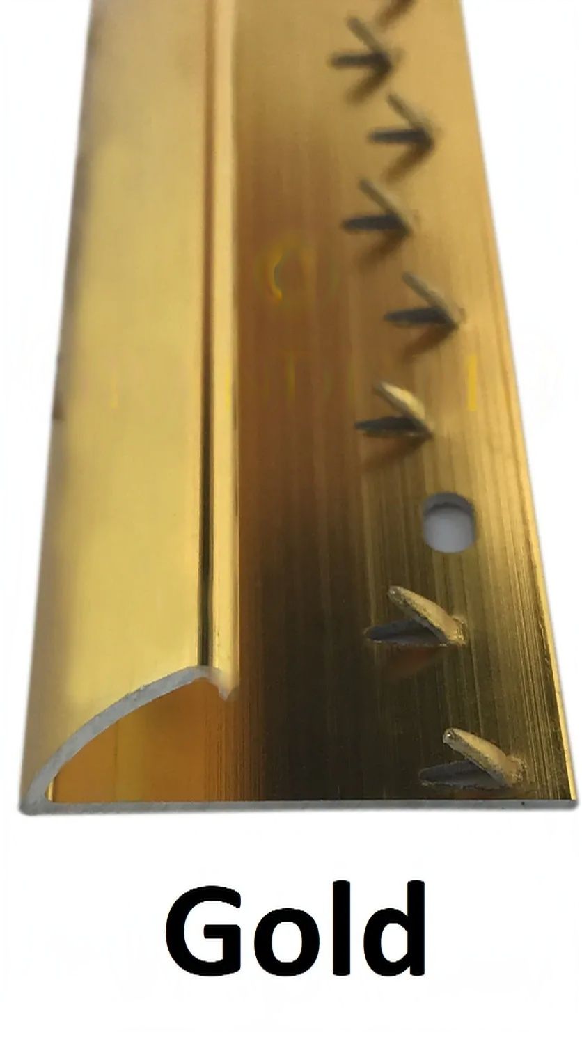 Carpet Edge Metal - Single Edge - Any Colour or Length