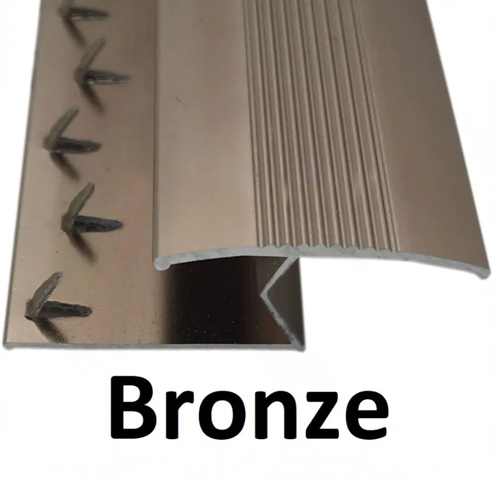 Carpet Z Edge Section Metal Carpet To Laminate / Wood / LVT - Choose A